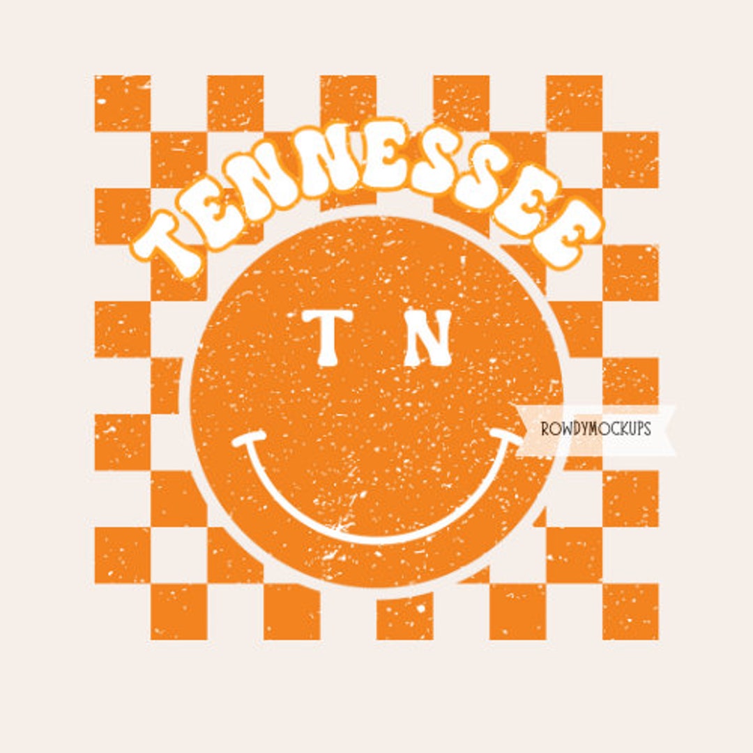 UT Tennessee Smiley Face College Design Sublimation PNG - Etsy