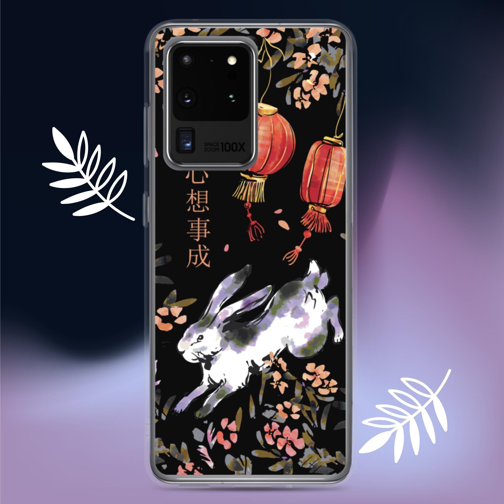 Year of the Rabbit Chinese New Year Samsung Phone Case Galaxy S10, S10, S10e, S20FE, S20 Plus ...