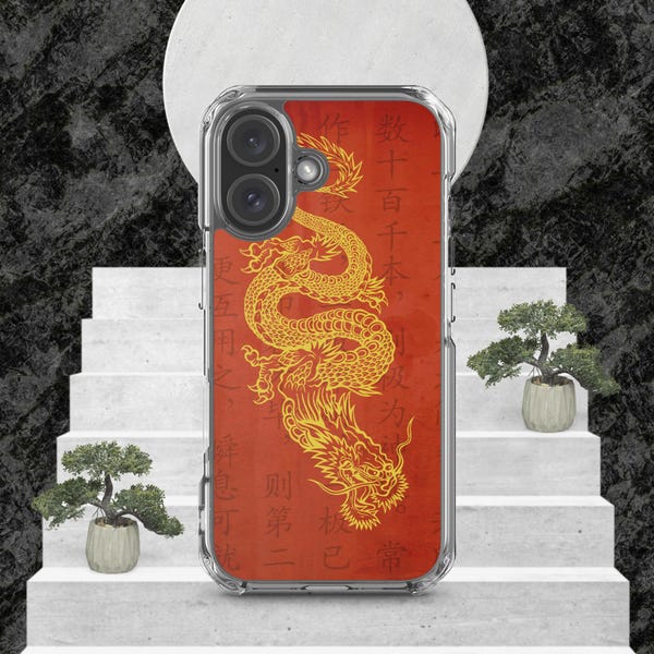 Chinese Dragon Case - Etsy