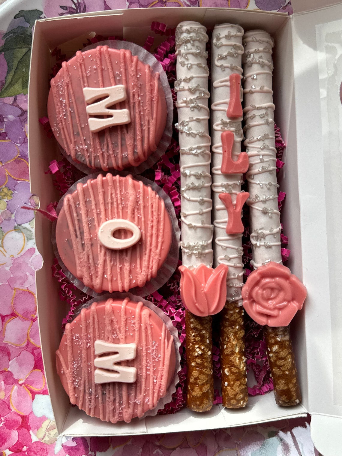 Mother's Day Birthday Mom Appreciation Chocolate Covered Oreos Pretzels ...