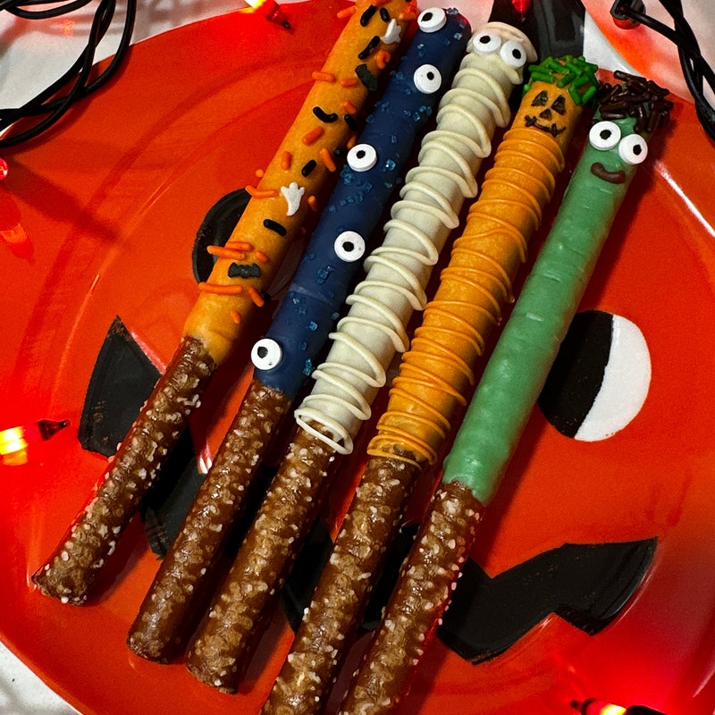 Halloween Pretzels - Etsy