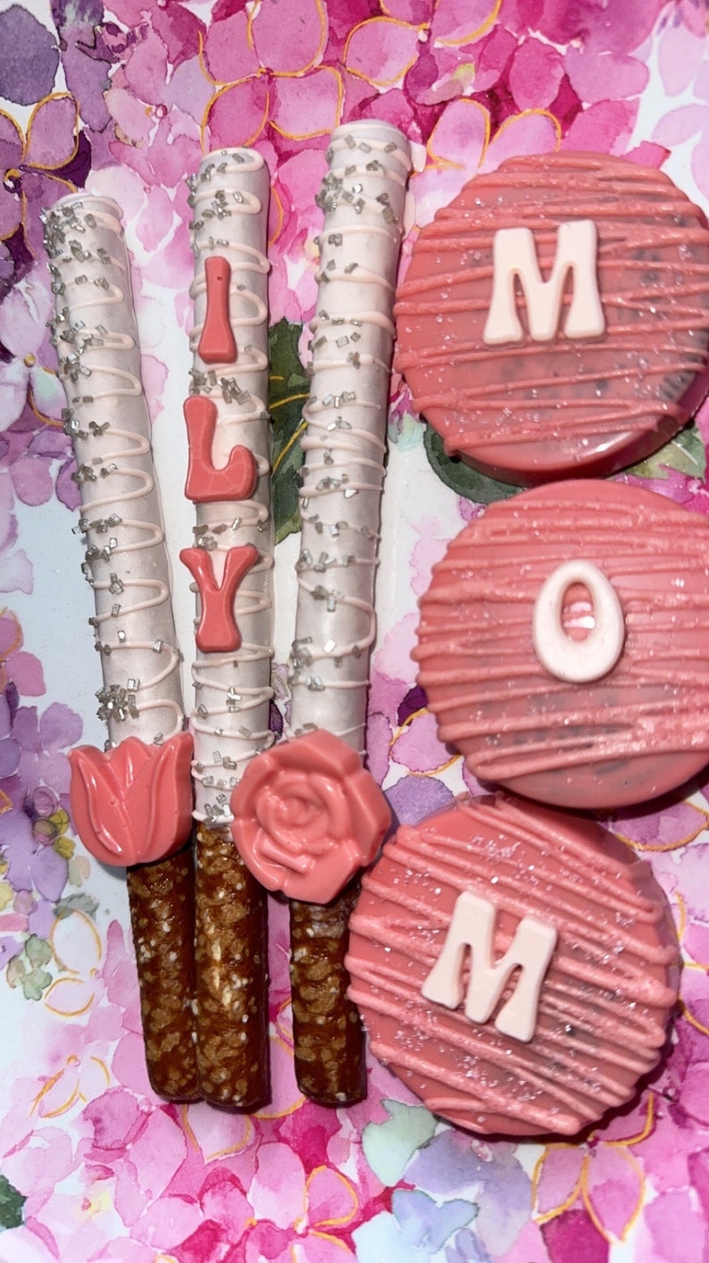 Mother's Day Birthday Mom Appreciation Chocolate Covered Oreos Pretzels ...