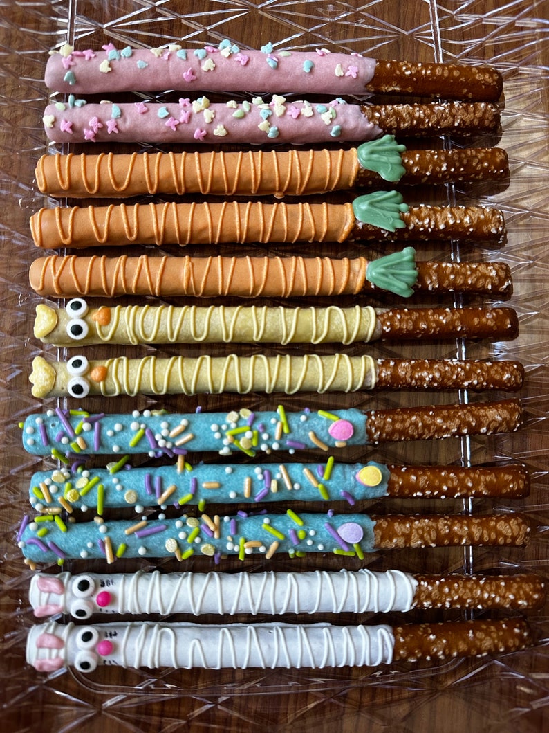 Easter Party Treats Class Favors Kids Goody Bag Carrot Bunny Chick Egg ...
