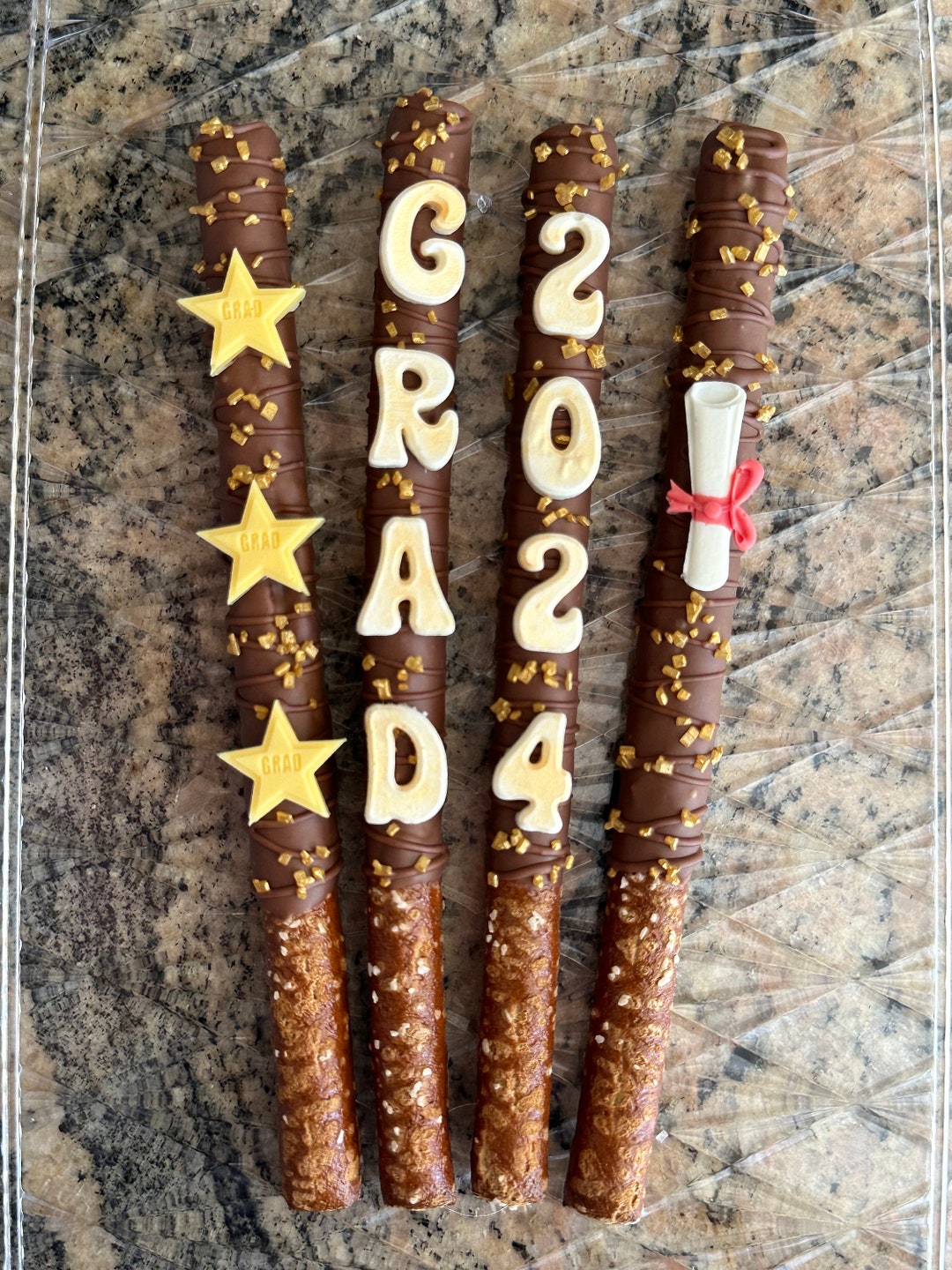 Graduation 2024 Party Celebration Cake Table Dessert Favors Chocolate ...