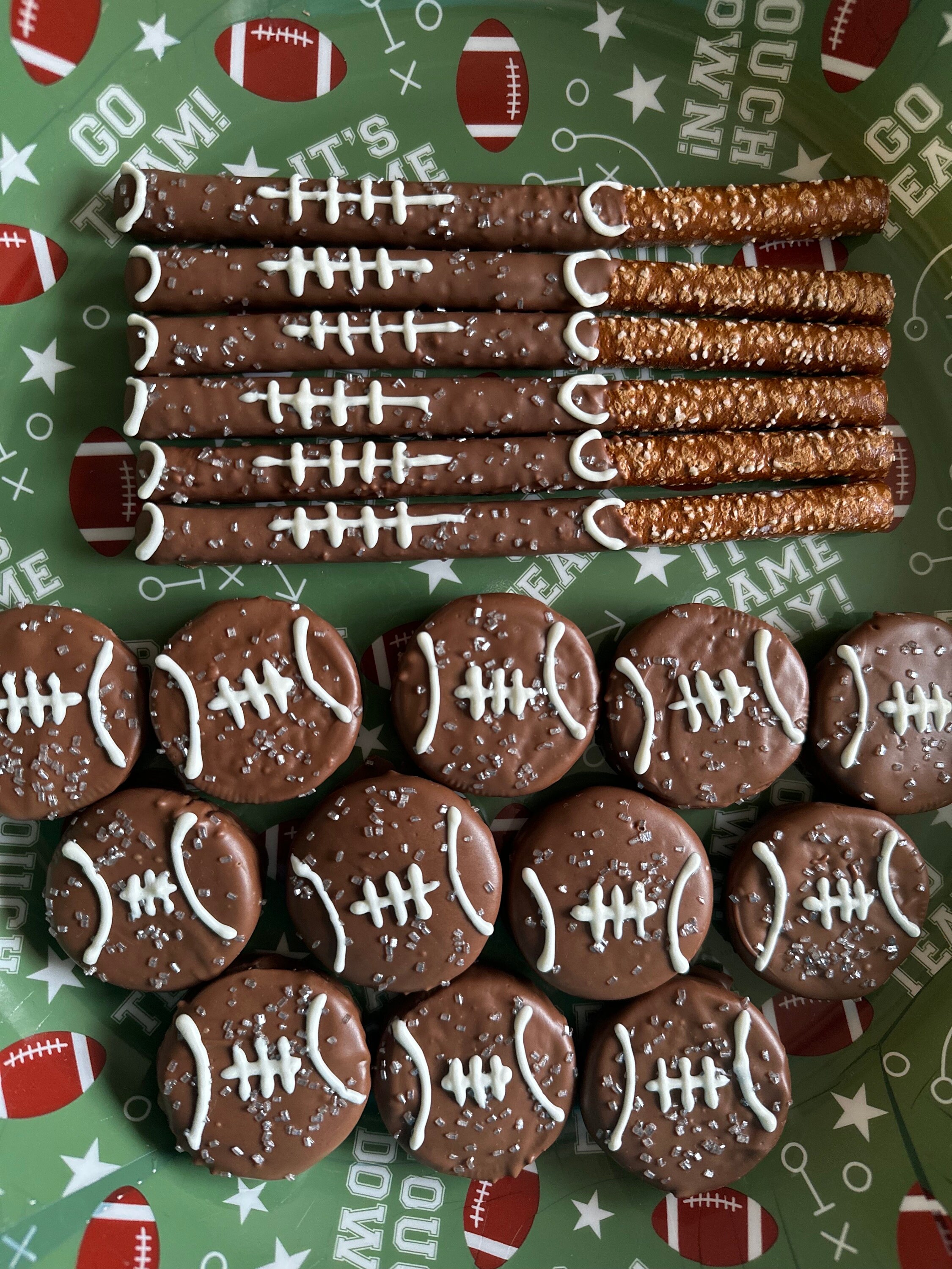 Superbowl Football 1st Year Down Bday Party Tailgate Treats Favors ...