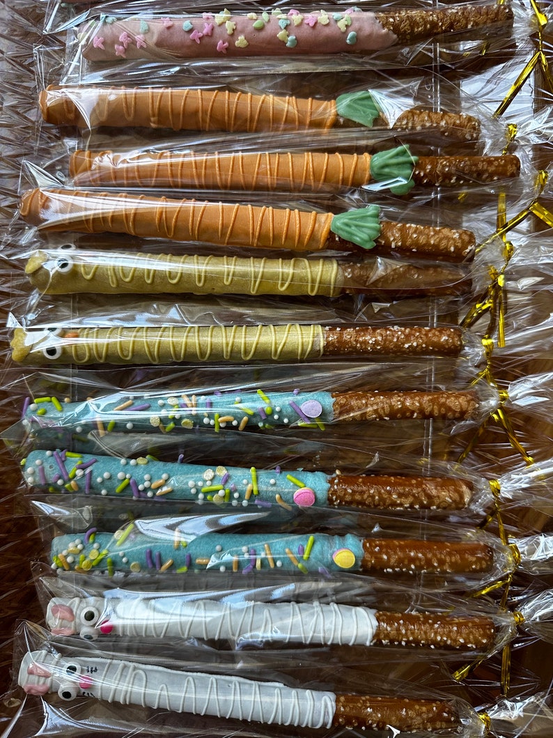 Easter Party Treats Class Favors Kids Goody Bag Carrot Bunny Chick Egg ...