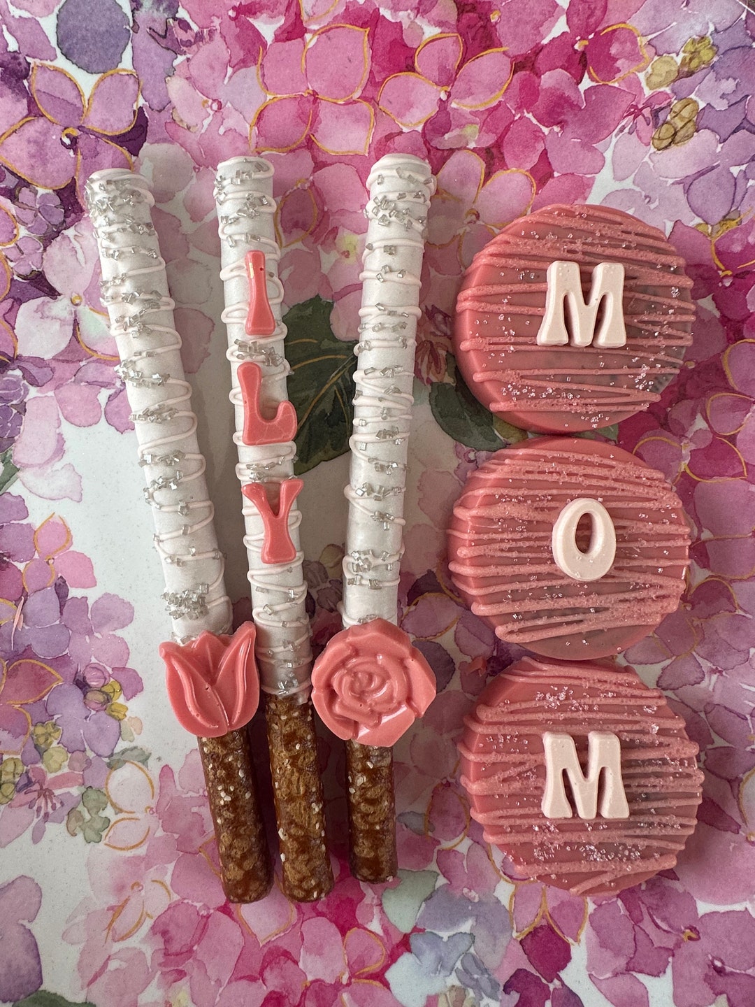 Mother's Day Birthday Mom Appreciation Chocolate Covered Oreos Pretzels ...