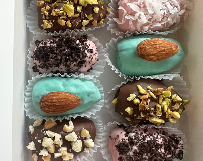 Medjool Stuffed Dates Box Peanut Butter Nutella Almond Butter Walnut ...