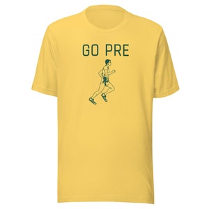Go Pre Vintage Steve Prefontaine T-shirt - Etsy