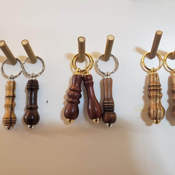 Wood Slice Keyring - Etsy