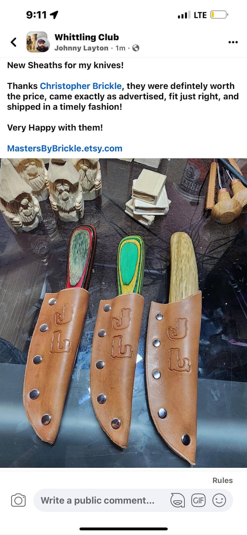 Wearable Knife Sheath for Your Favorite Carving Knife - Etsy