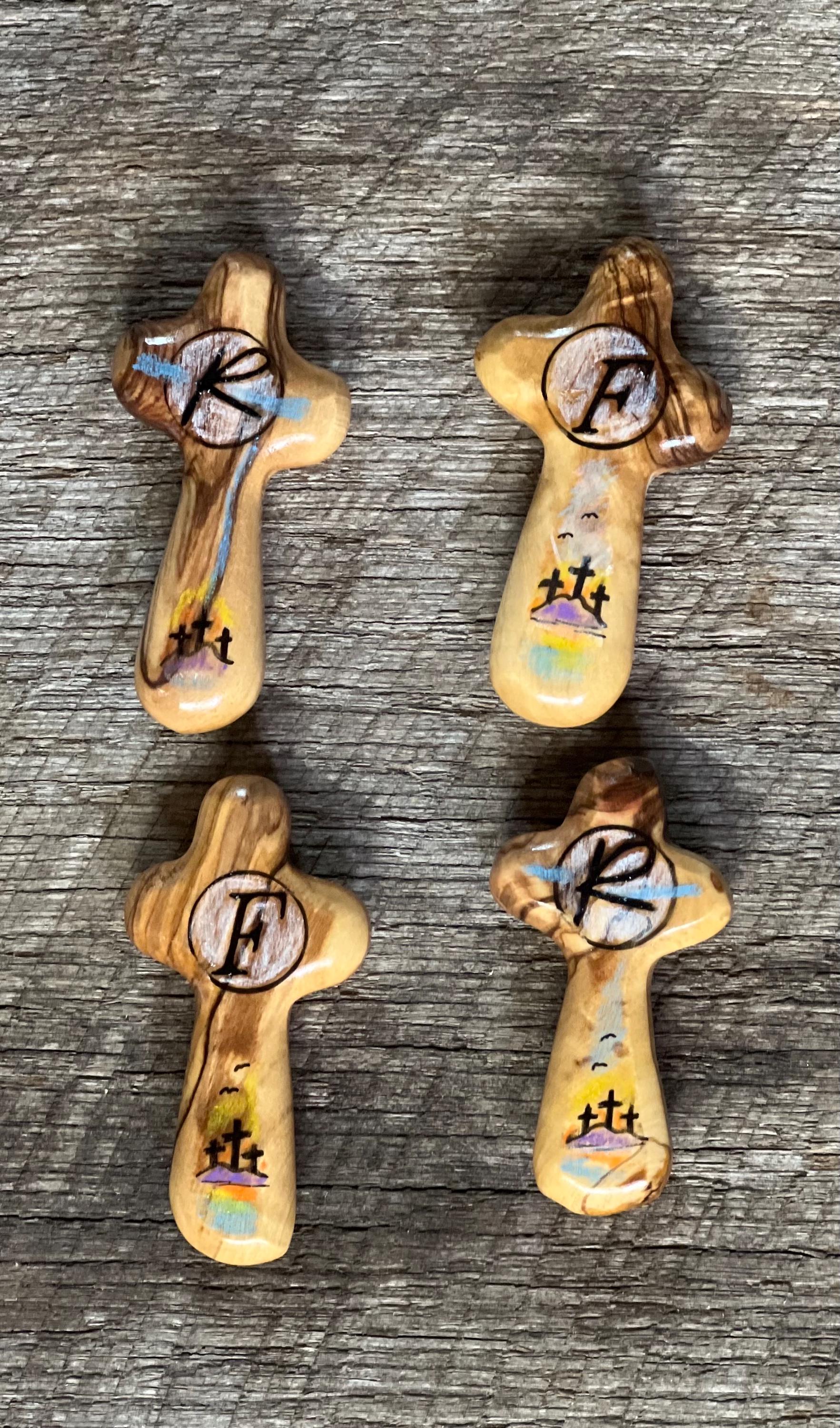 Handmade Comfort Cross With Your Churches Custom Branded Logo and ...