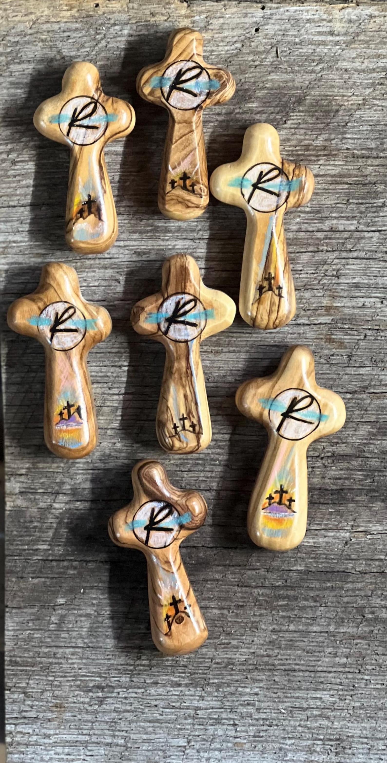 Handmade Comfort Cross With Your Churches Custom Branded Logo and ...