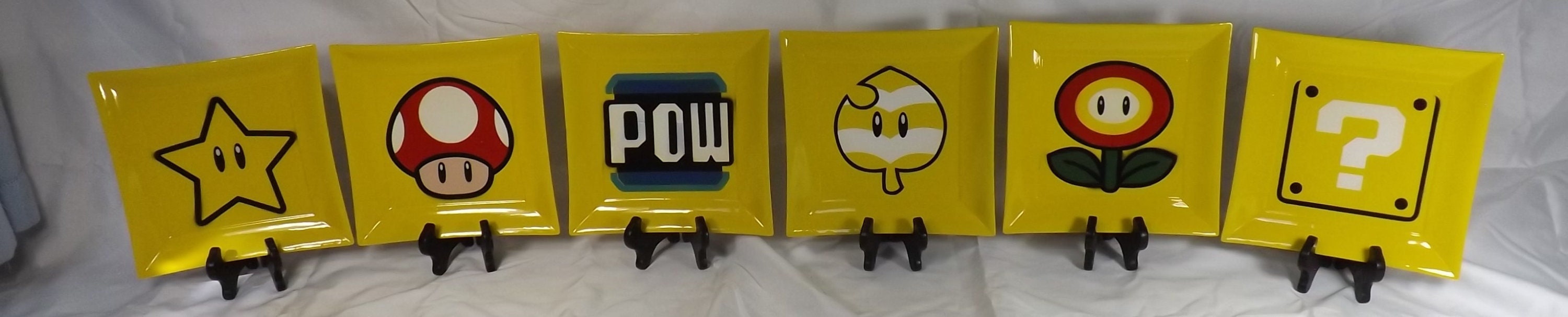 Mario Bros. Custom Square Porcelain Dinnerware Set. - Etsy