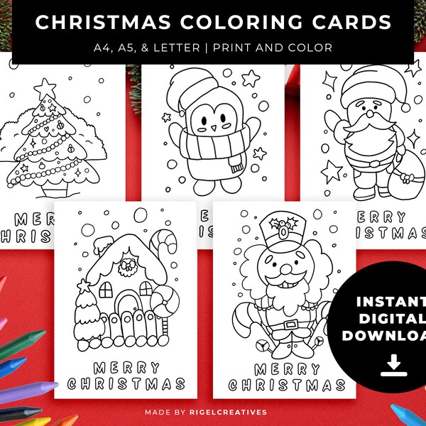 A5 Printable Coloring Pages - Etsy