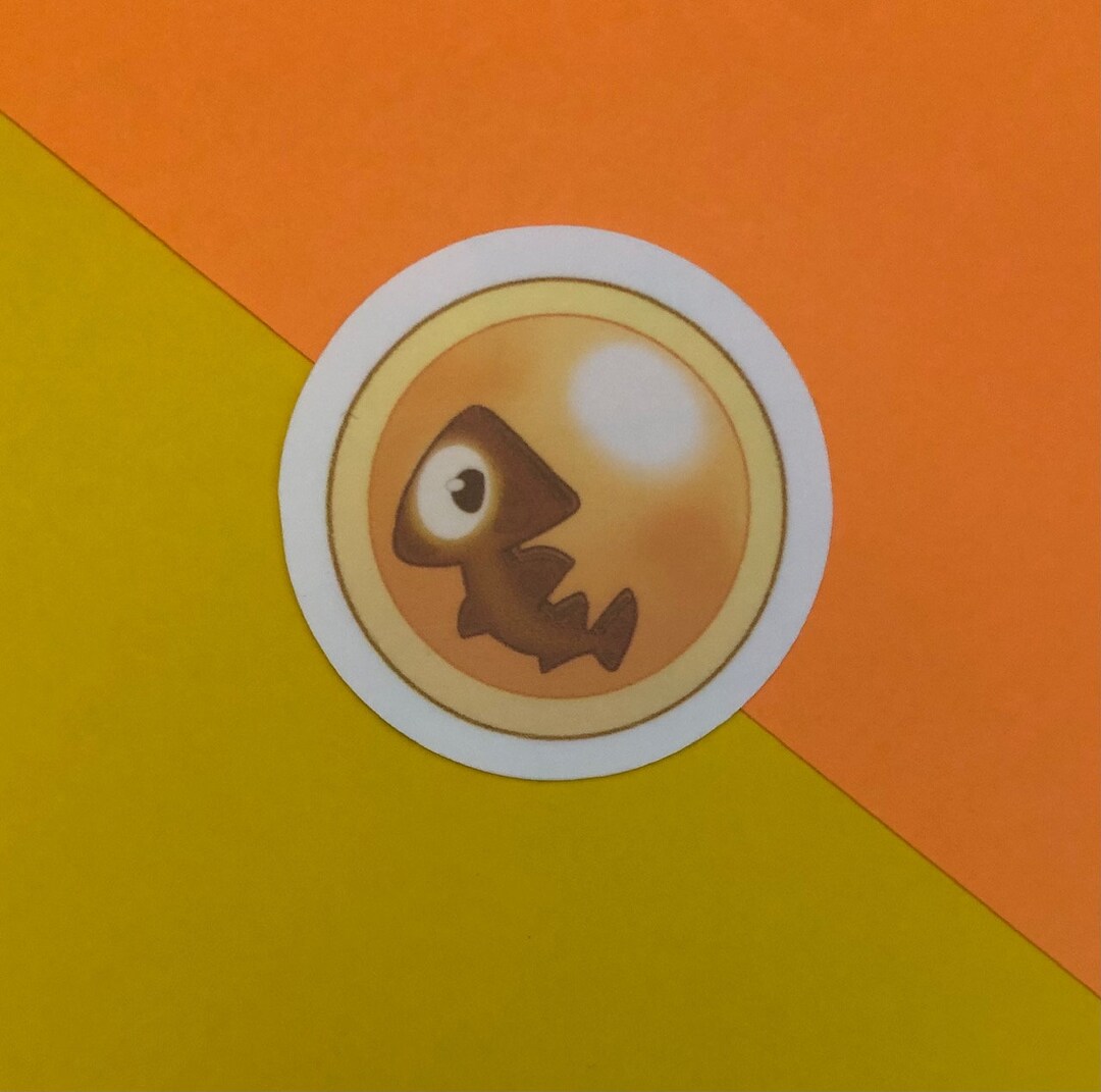 Splatoon Golden Egg Sticker - Etsy