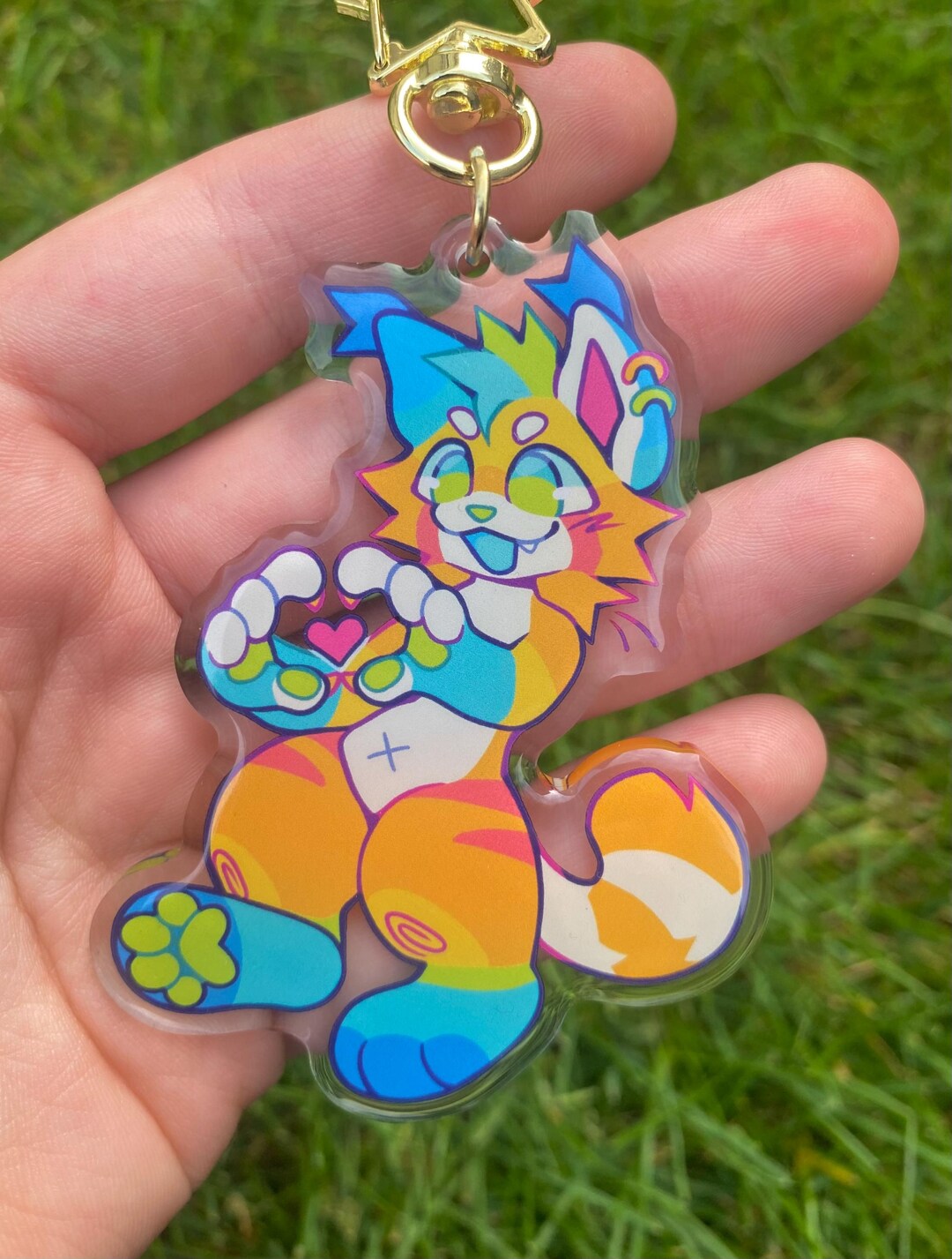 Token Furry Acrylic Charm - Etsy