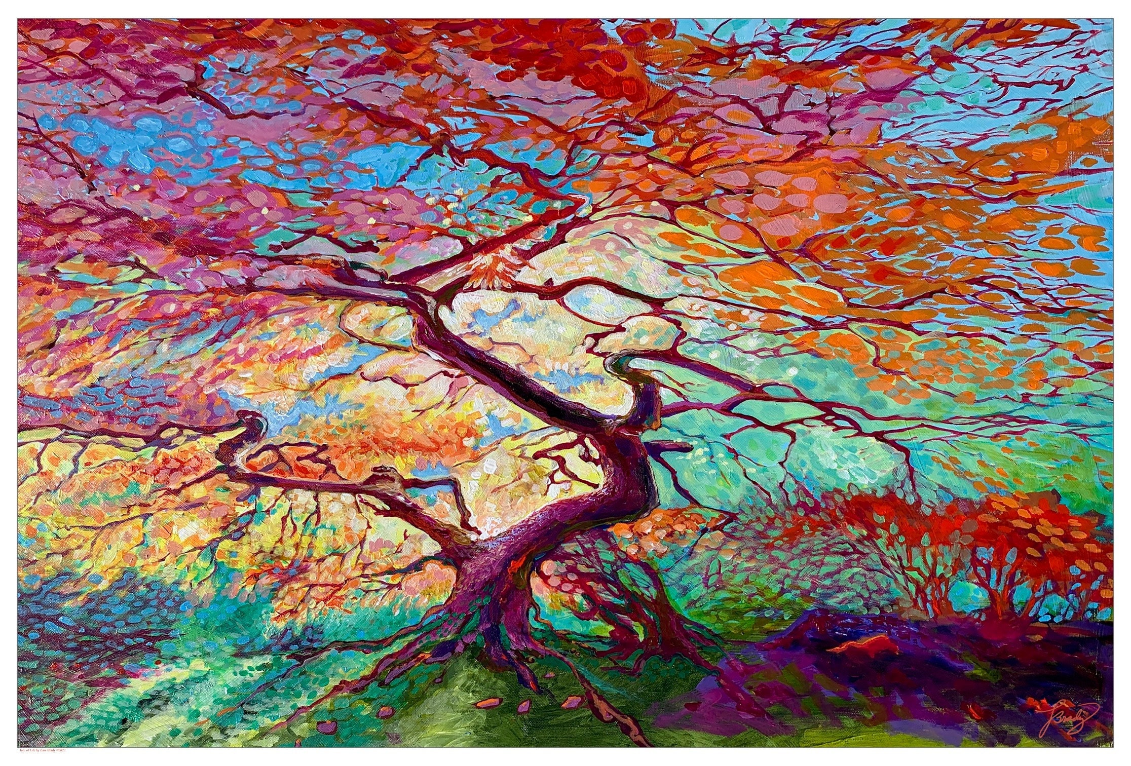 Tree of Life Art Print by Lara Brady - Etsy