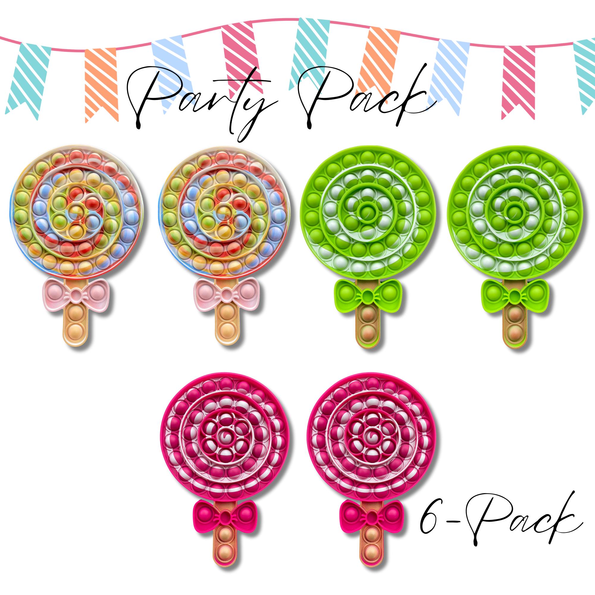 Lollipop Fidget Pop It Toys: Sensory Party Favors - Etsy