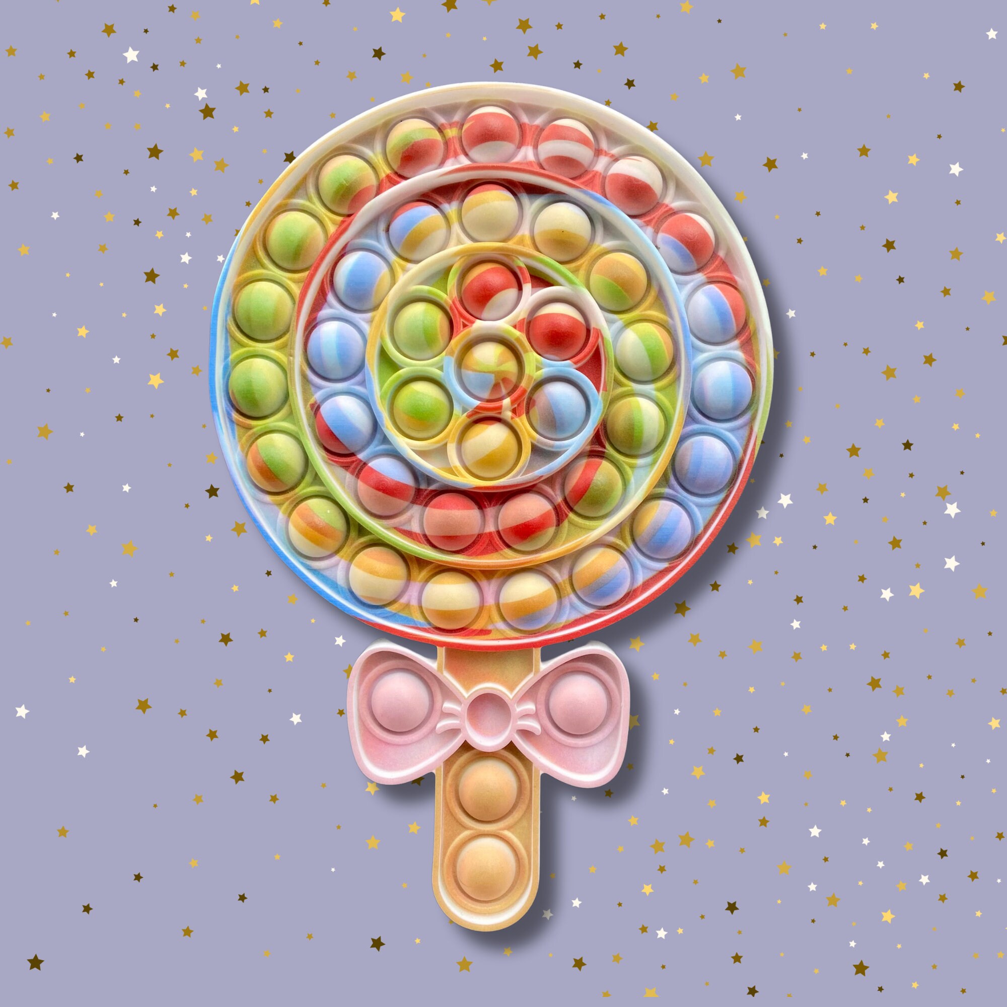 Lollipop Fidget Pop It Toys: Sensory Party Favors - Etsy