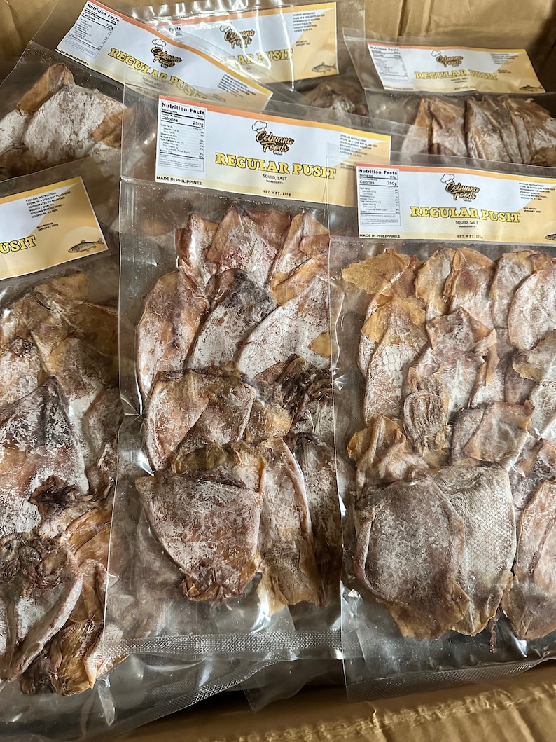 DRIED PUSIT Dried Squid 125 Grams - Etsy