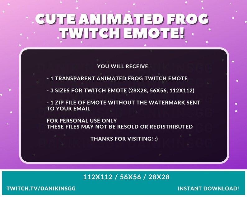 ANIMATED | Bongo Frog Twitch Emote | Cute Frog | Peepo | Pepe - Etsy