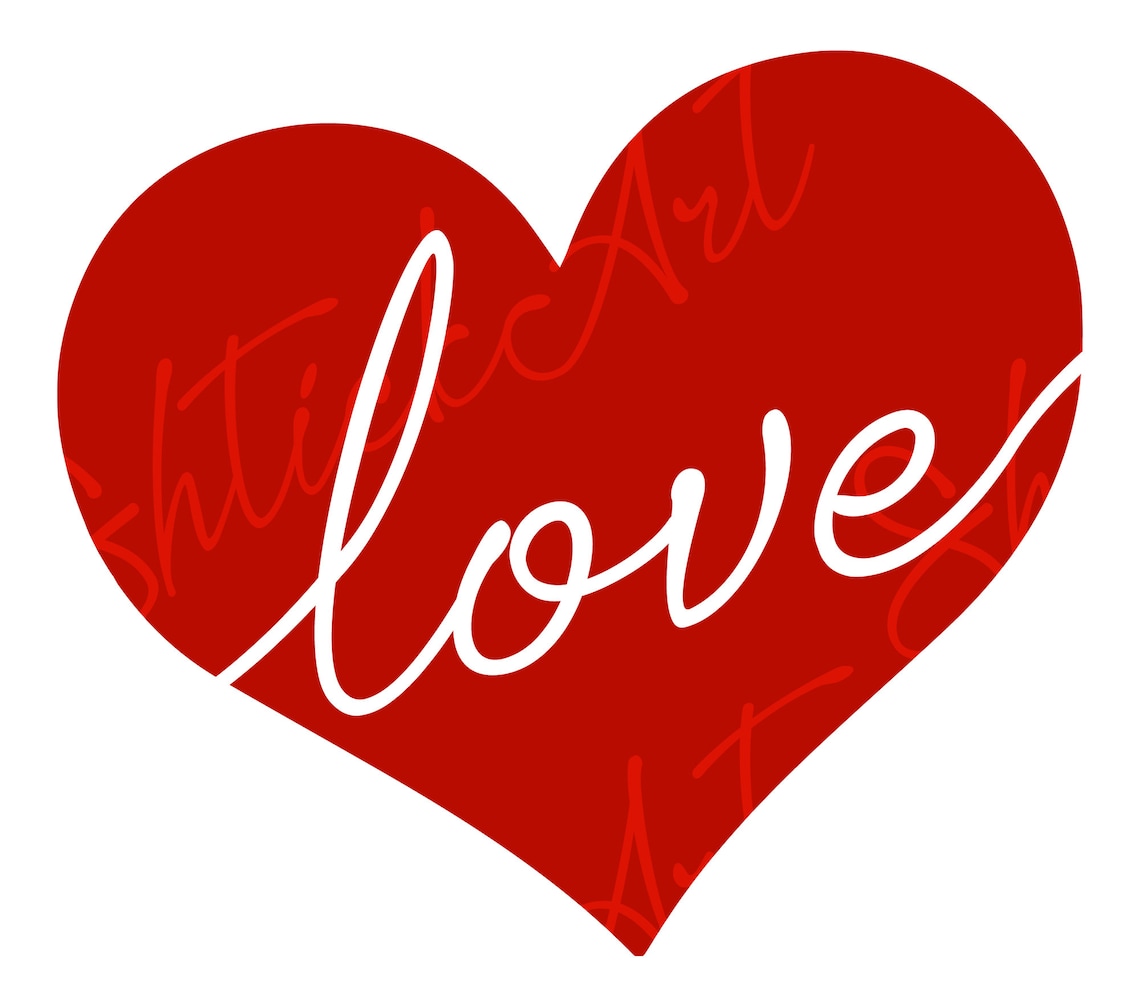 Valentines Day Love Heart SVG | EPS | PNG for Cricut - Etsy