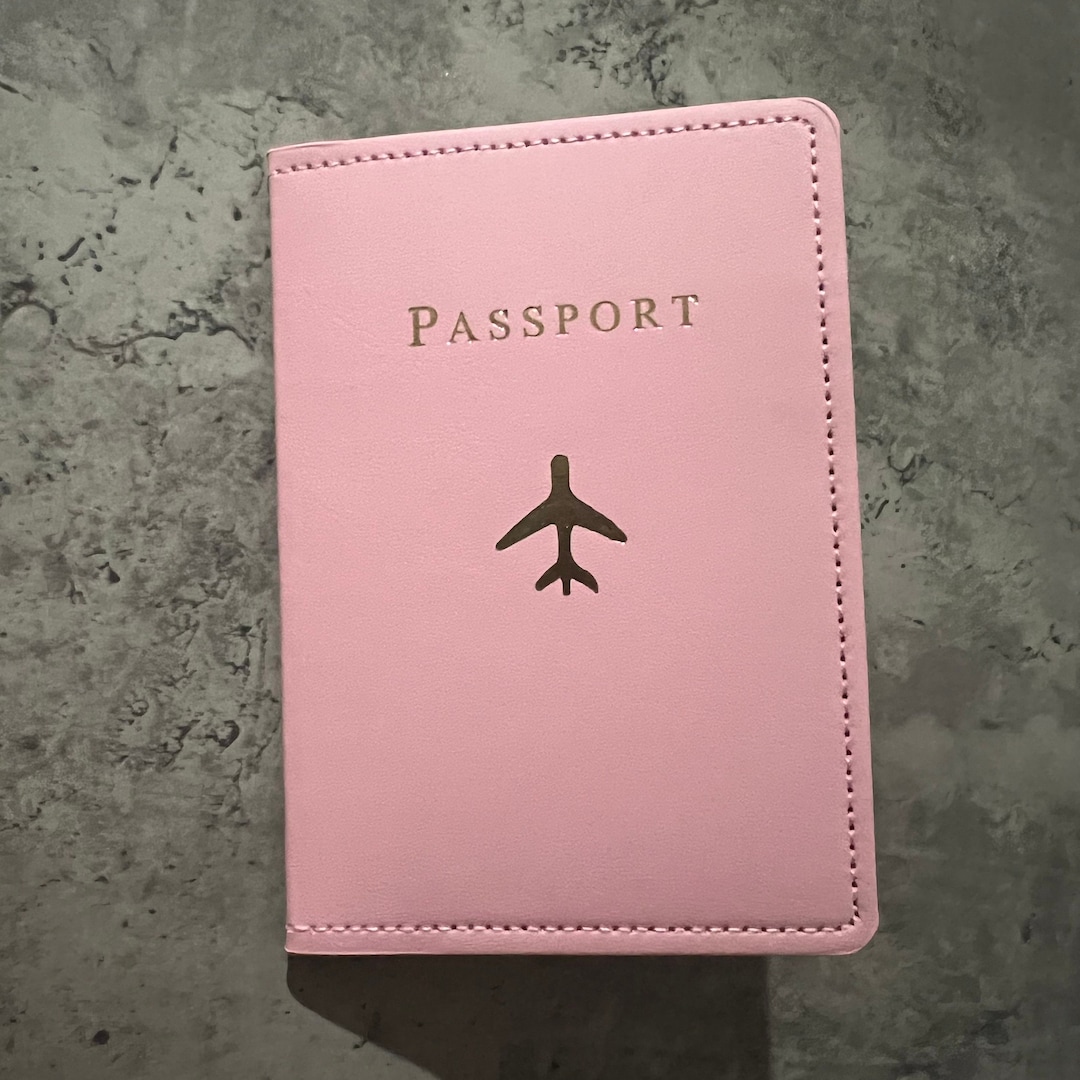 Pink Passport Case - Etsy