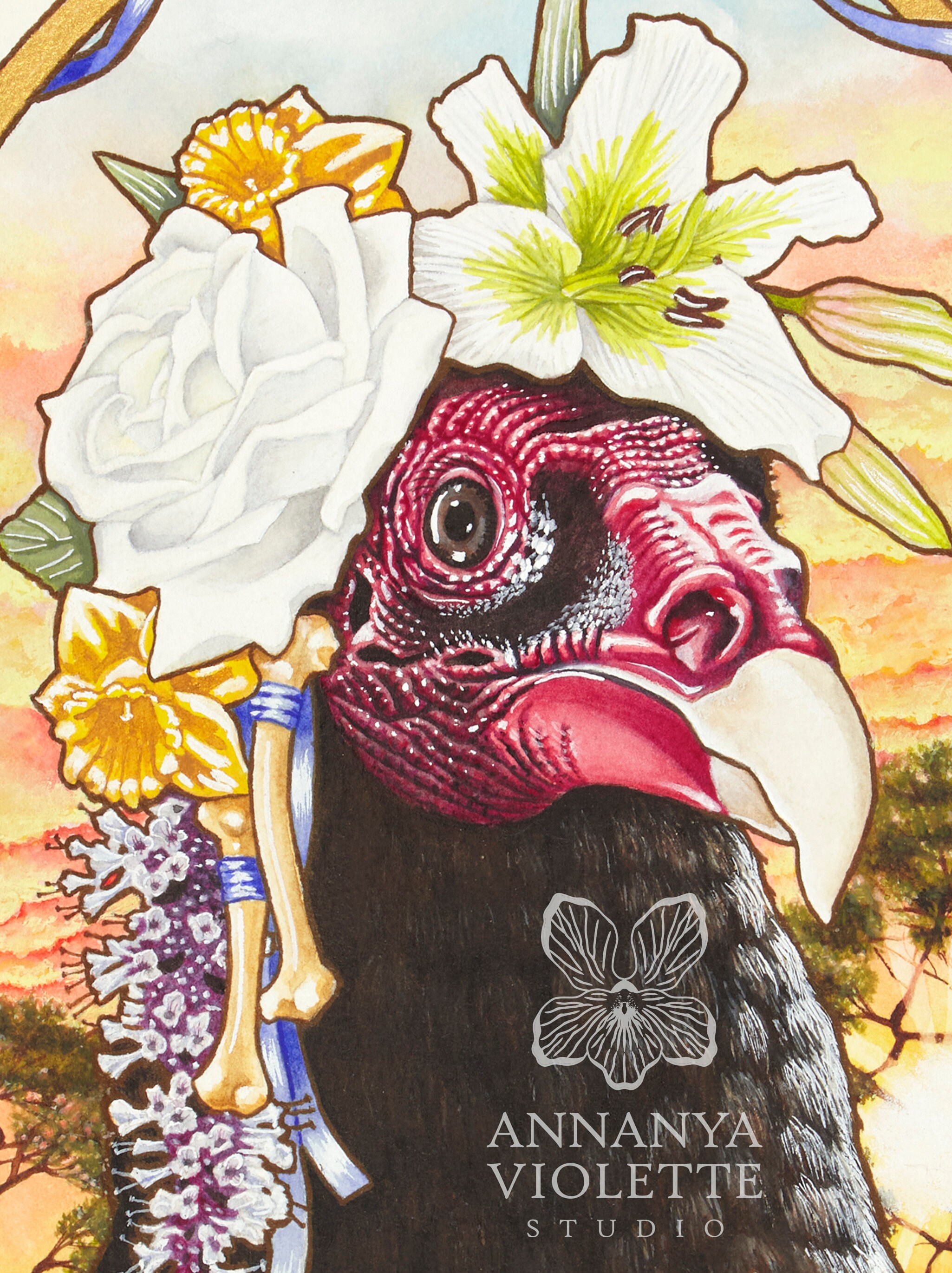 Clearing and Purification - Turkey Vulture Totem Fine Art Print - Etsy