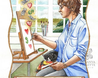 Manifestation Original Watercolor Painting by Susan Sorrell Hill - Etsy