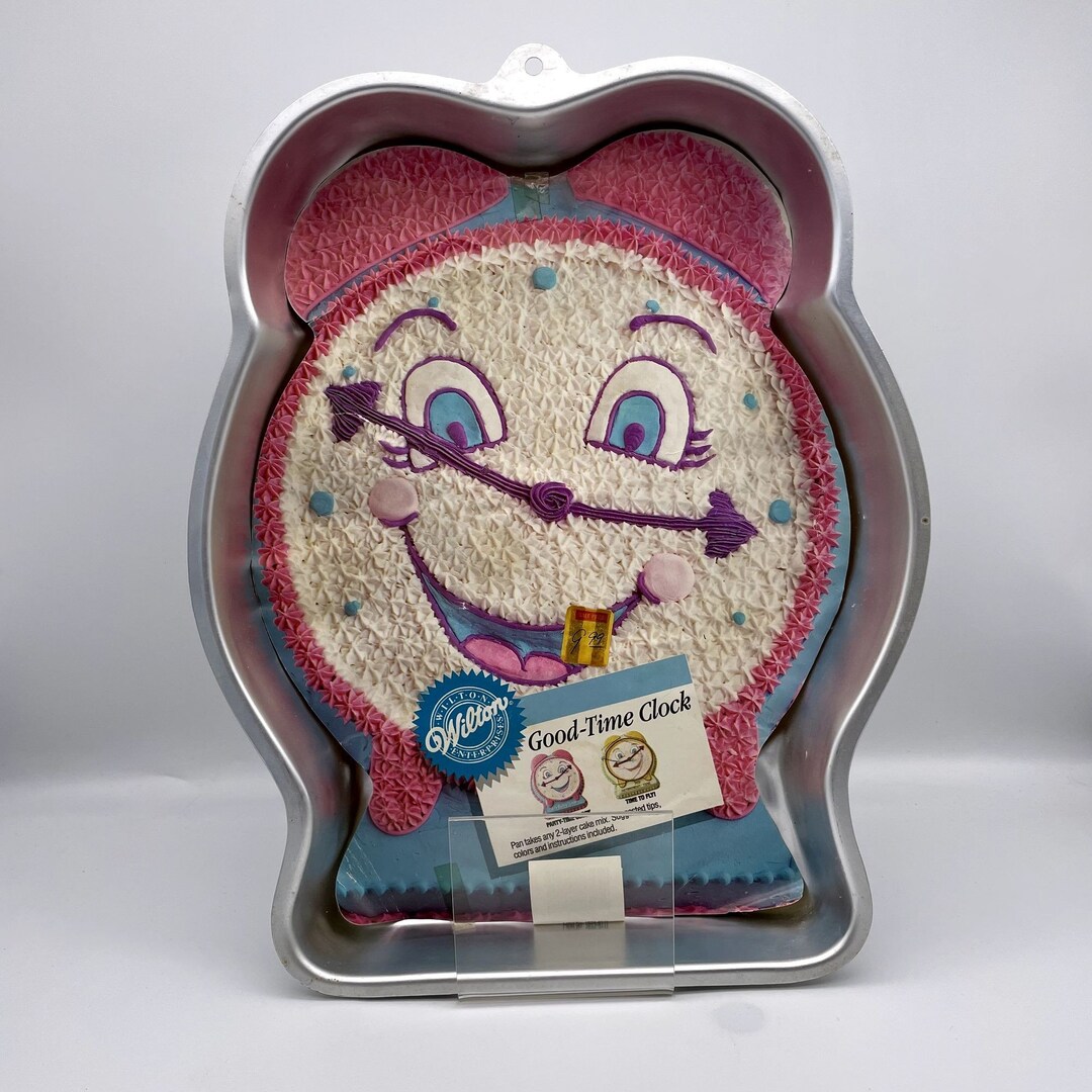 VTG Wilton Cake Pan Clock Time ETC 1991 - Etsy