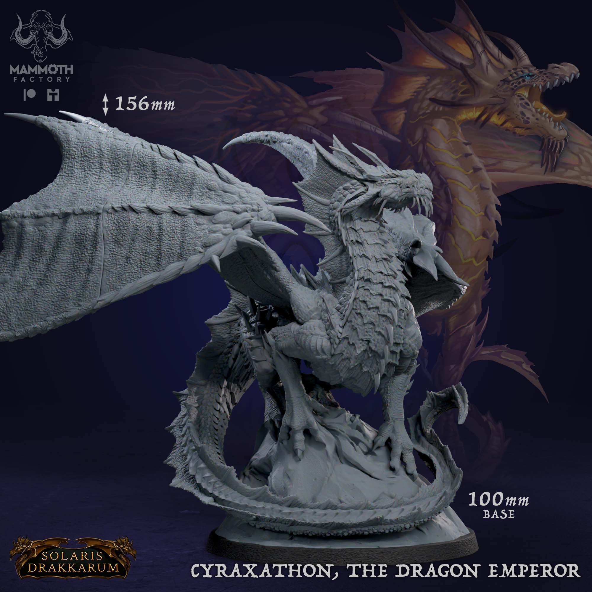 Cyraxathon, the Dragon Emperor | Mammoth Factory - Etsy