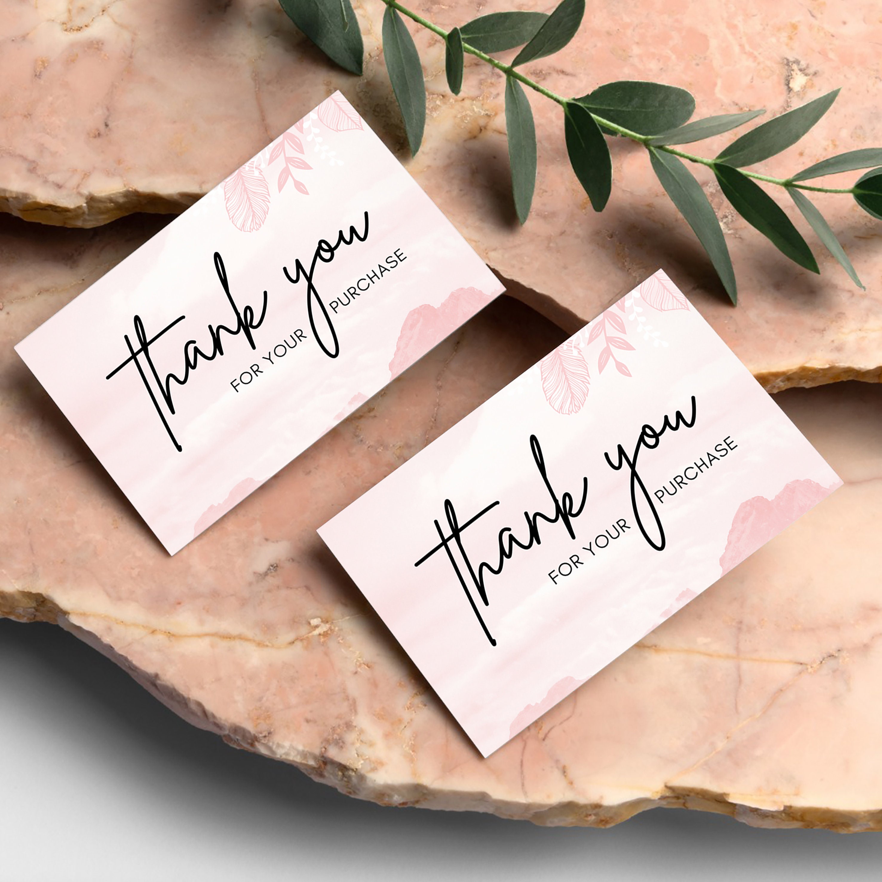 20-1000 Pack Simple Thank You Cards, Little Card to Say A Big Thank You ...