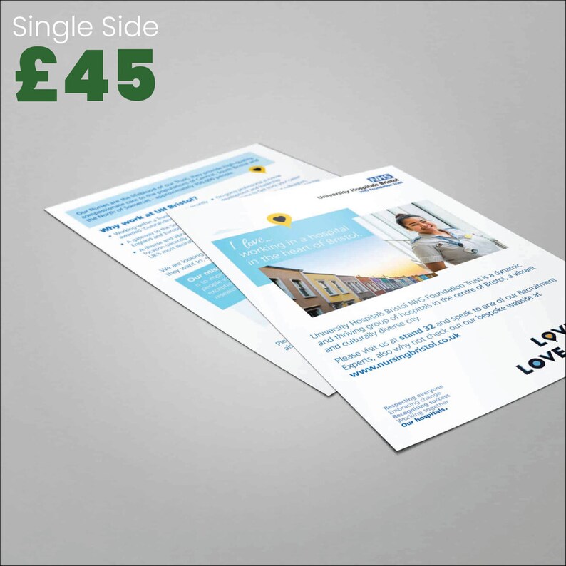 1000 A5 Flyer/leaflet Printed Full Colour 150gsm Gloss Quality Flyer ...