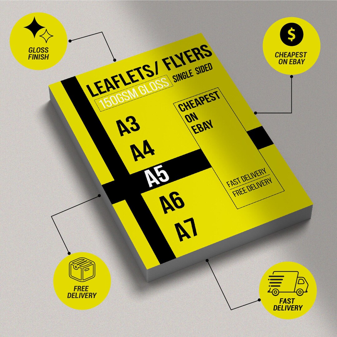 Cheapest Flyer Leaflets Printed Full Colour Flyer Single Sided Leaflet ...