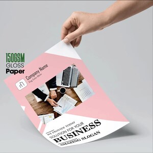 1000 A5 Flyer/leaflet Printed Full Colour 150gsm Gloss Quality Flyer ...