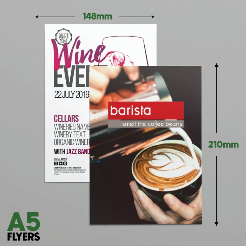 1000 A5 Flyer/leaflet Printed Full Colour 150gsm Gloss Quality Flyer ...