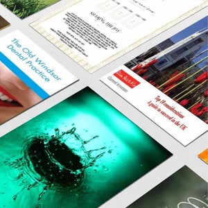 A6 A5 A4 Flyers Leaflets Single or Double Sided Printing Small Business Marketing 170gsm Gloss ...