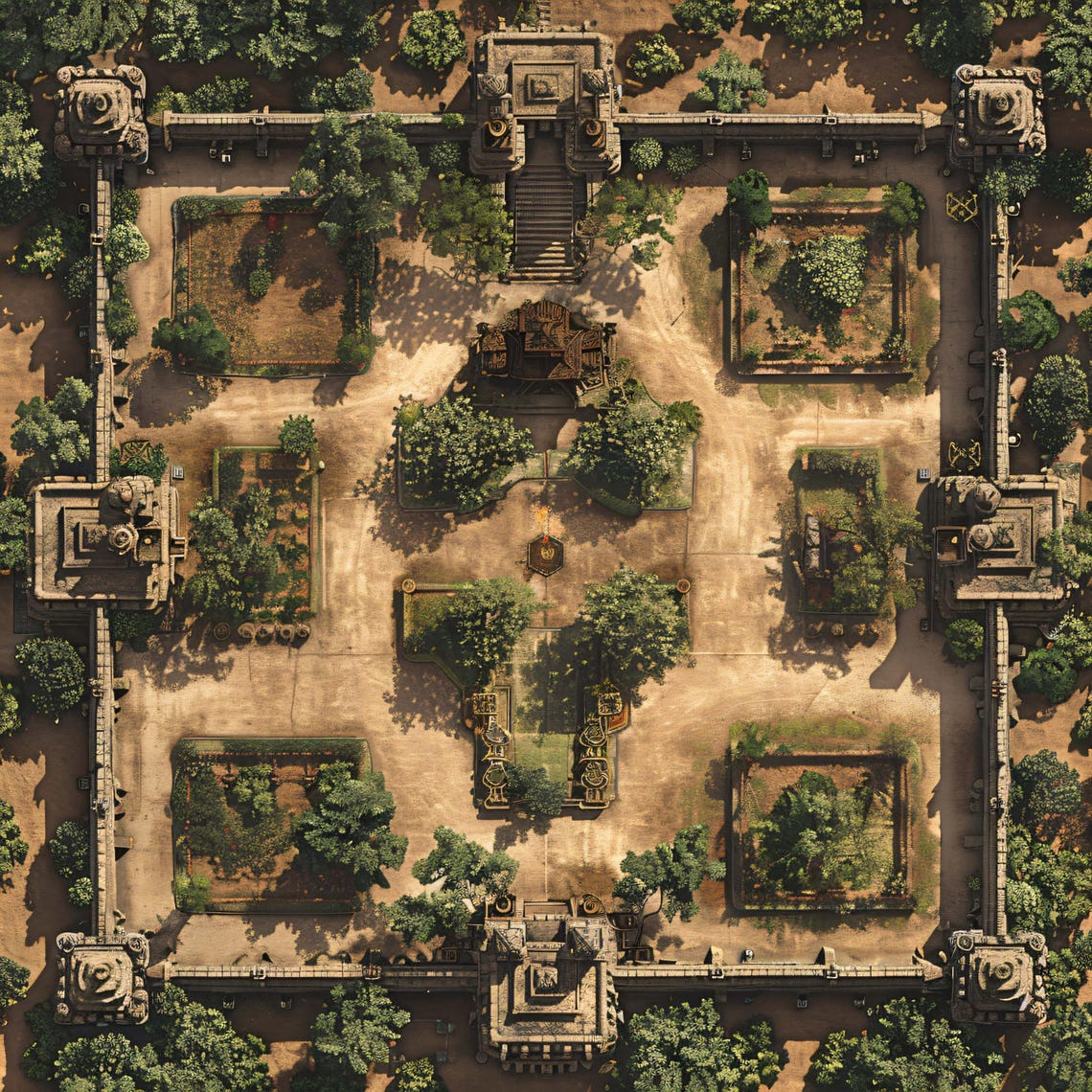 10 Badlands Town Battlemaps, Dnd Battle Map, Pathfinder, D&D, Battlemap ...