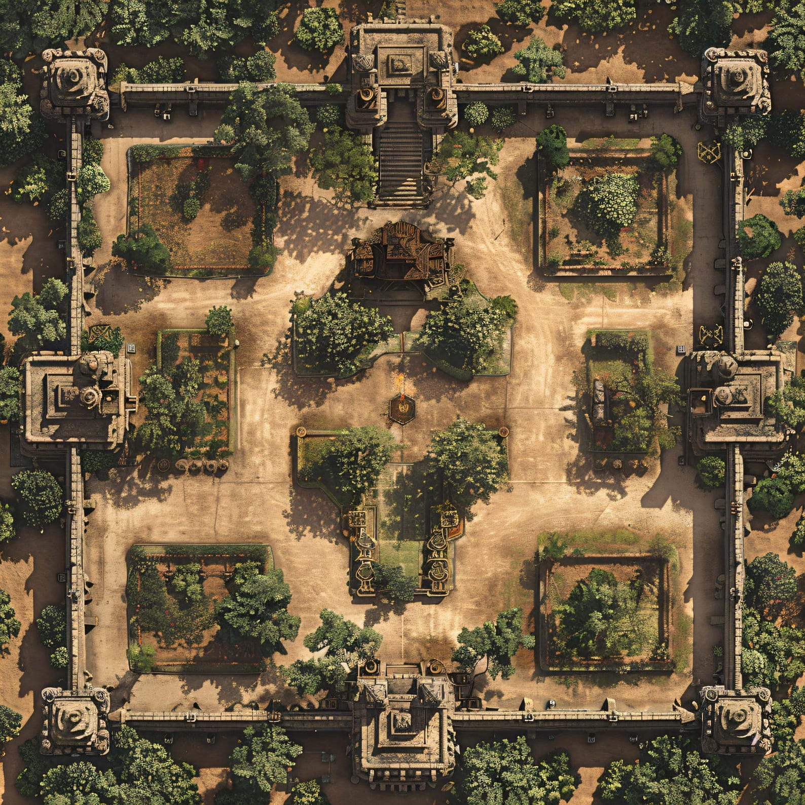 10 Badlands Town Battlemaps, Dnd Battle Map, Pathfinder, D&D, Battlemap ...
