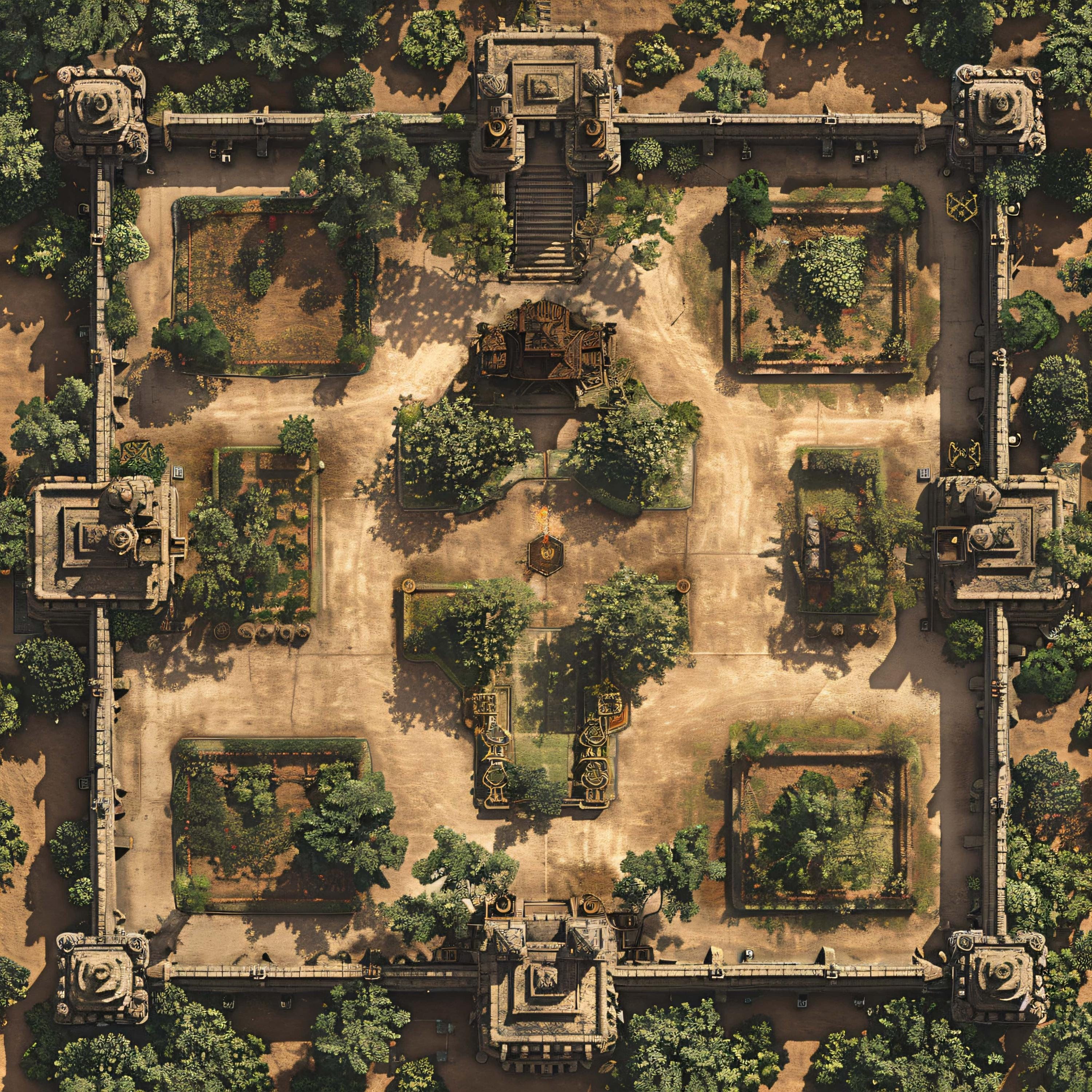 10 Badlands Town Battlemaps, Dnd Battle Map, Pathfinder, D&D, Battlemap ...