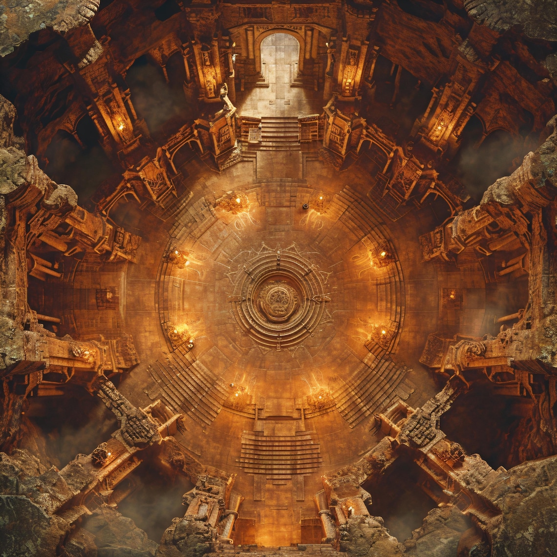 10 Underdark Temple Battle Maps, Dnd Battlemap, Pathfinder, D&D ...