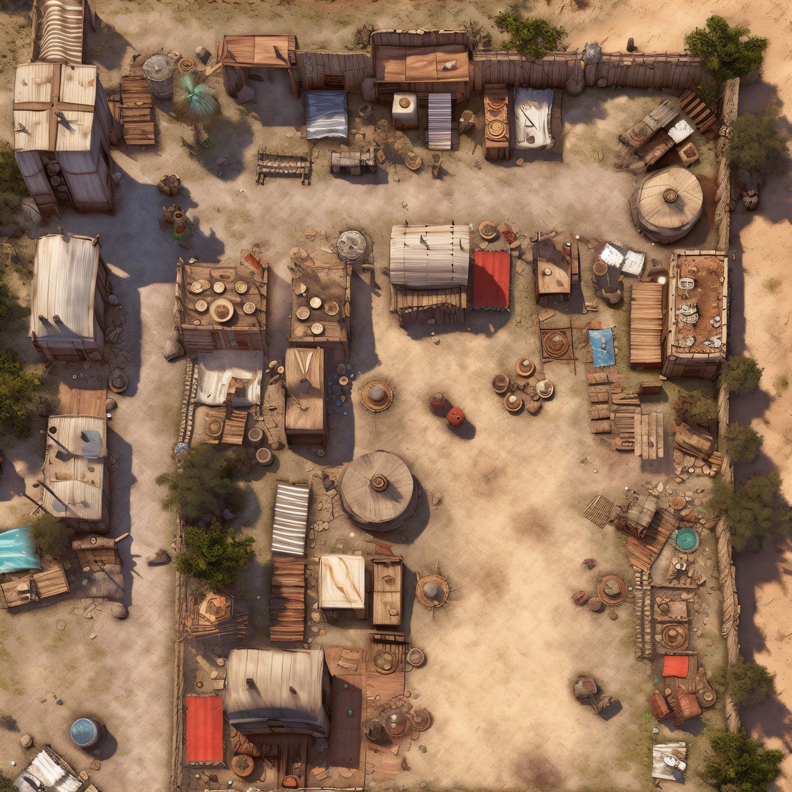 10 Badlands Battle Maps, Dnd Battlemap, Pathfinder, D&D, Battlemap ...