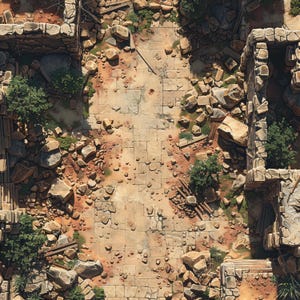 10 Badlands Town Battlemaps, Dnd Battle Map, Pathfinder, D&D, Battlemap ...