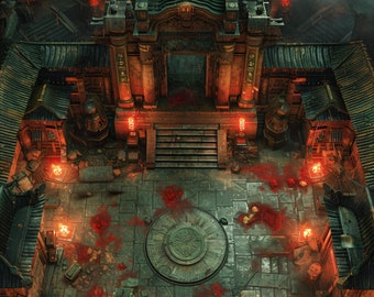 The Arena, Battlemap, Dnd Battle Map, D&D, Battle Map, Dungeons and ...