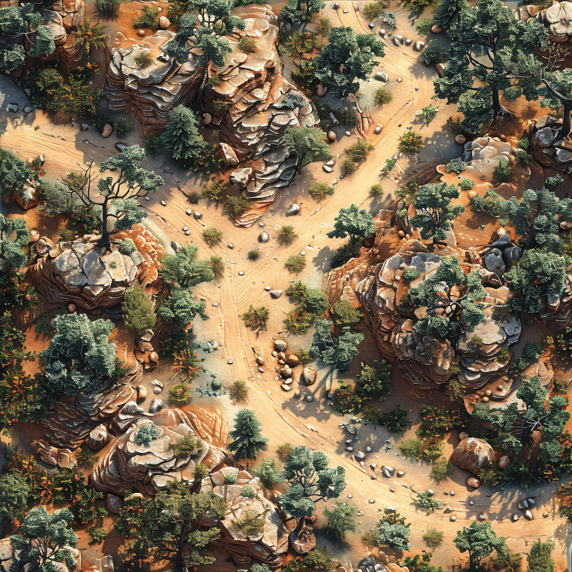 10 Badlands Battlemaps, Dnd Battle Map, Pathfinder, D&D, Battlemap ...