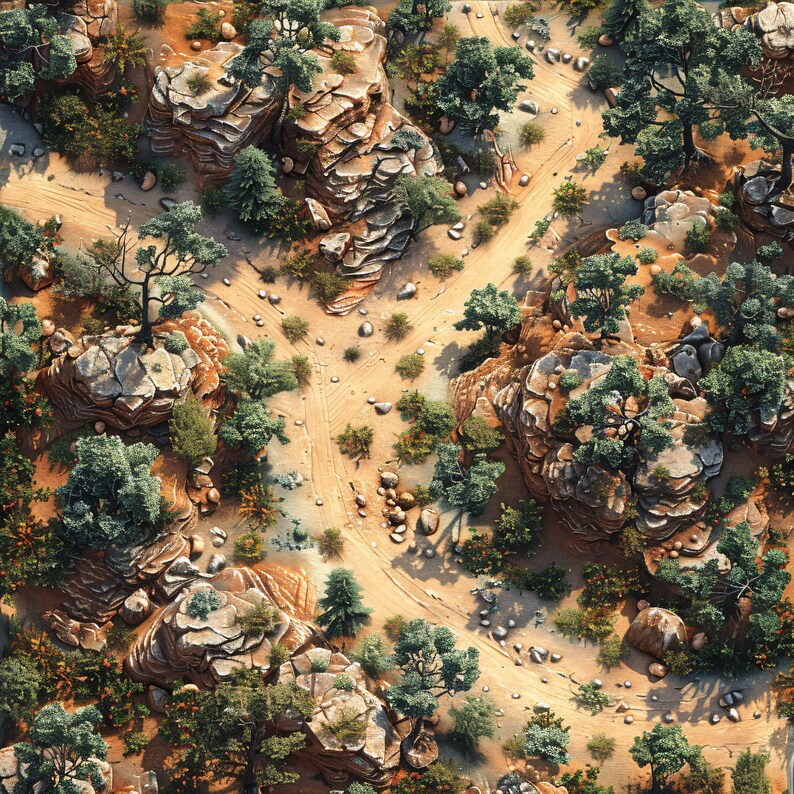 10 Badlands Battlemaps, Dnd Battle Map, Pathfinder, D&D, Battlemap ...