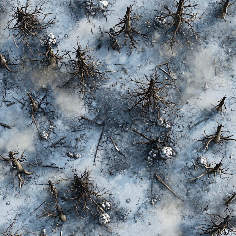 10 Charred Forest Battlemaps, Dnd Battle Map, Pathfinder, D&D ...