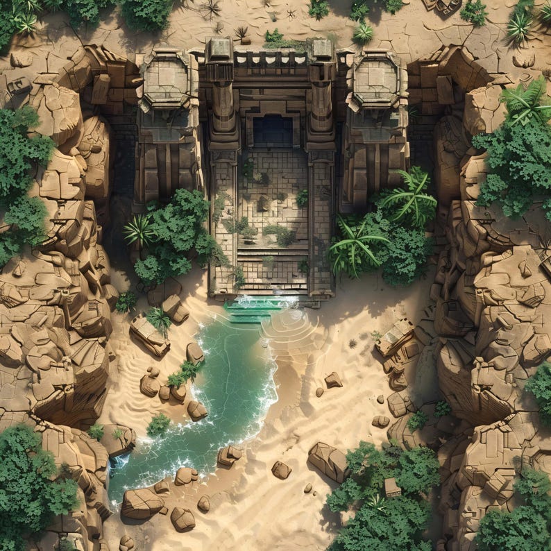 10 Cyberpunk Desert Battlemaps, Sci Fi, Dnd Battle Map, Cyberpunk, D&D ...