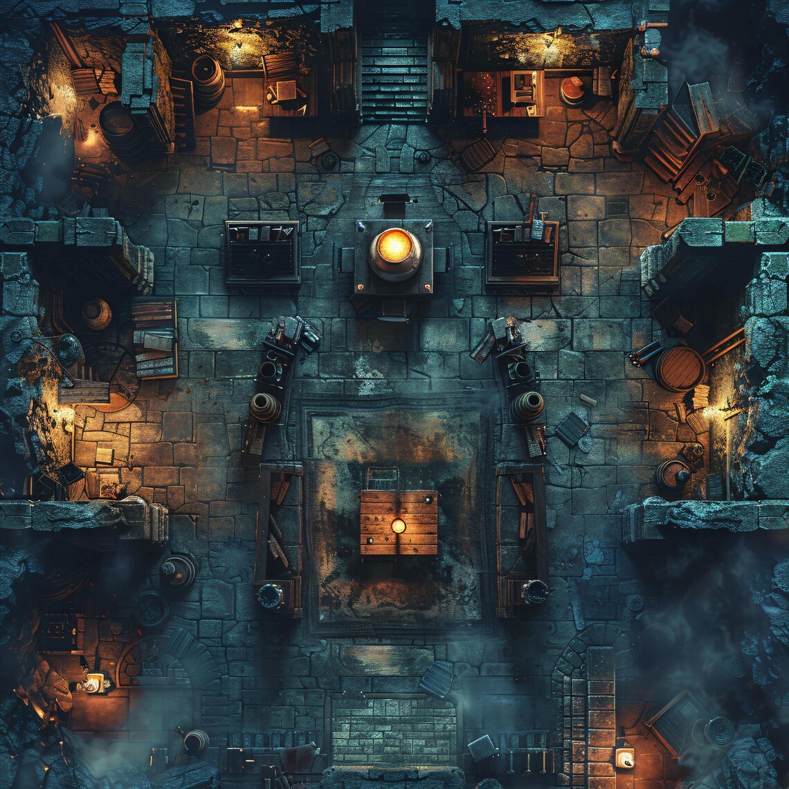 10 Workshop / Forge Battle Maps, Battlemap, Pathfinder, D&D, Dungeons ...